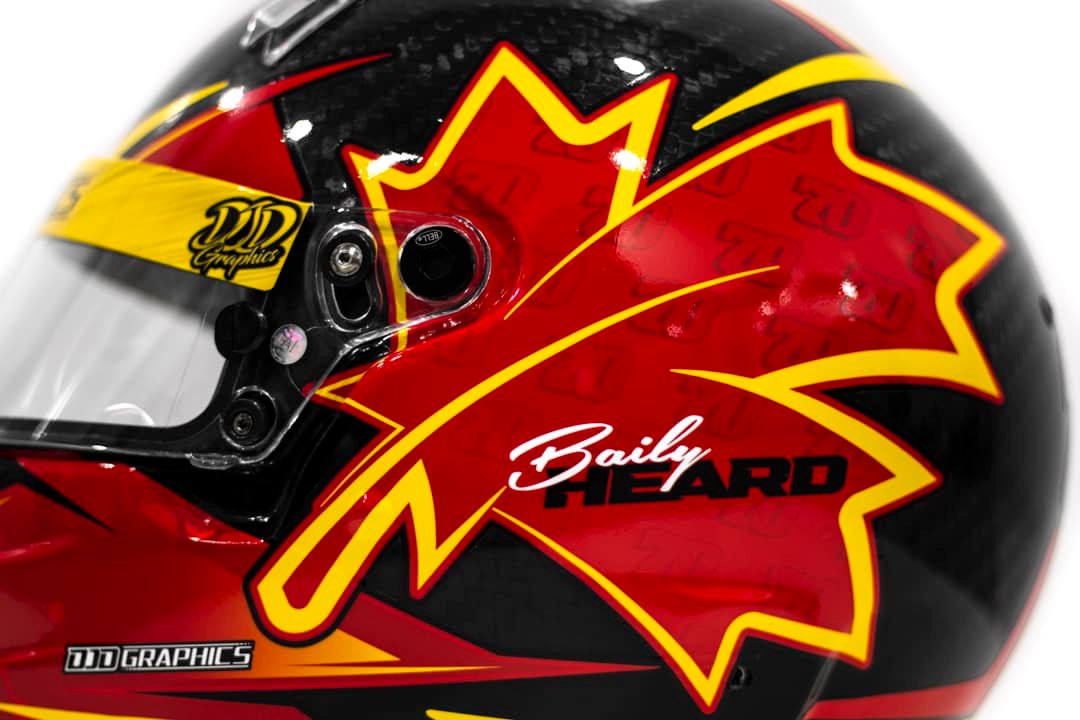 Custom Wrapped Helmet